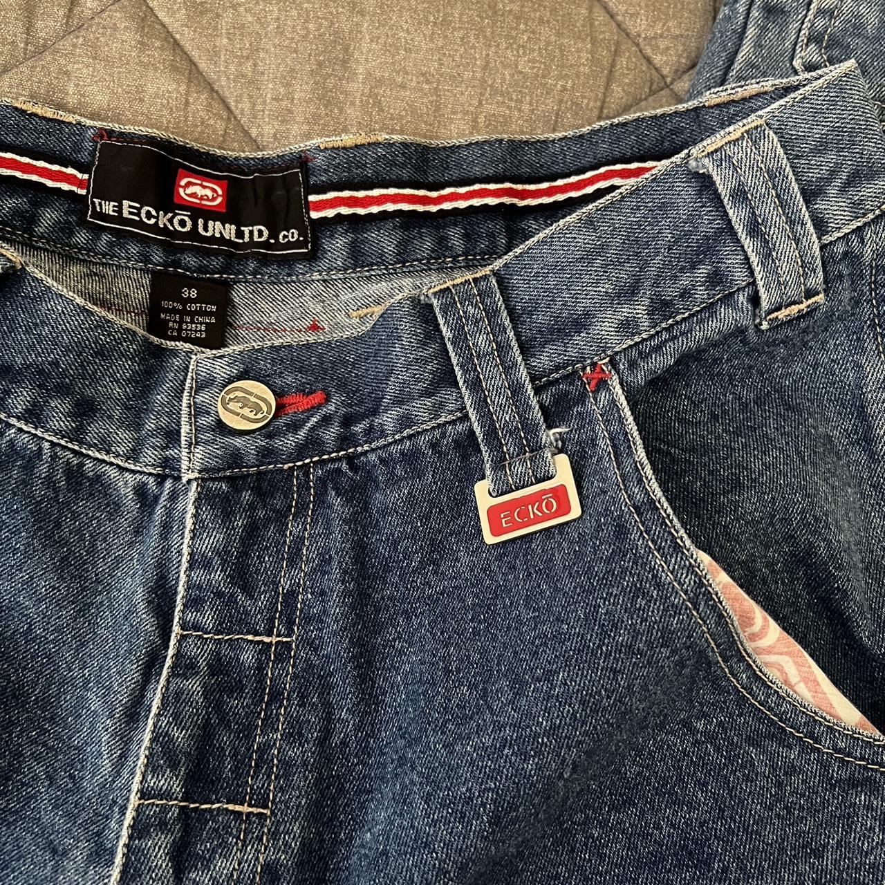 ecko untld carpenter pants baggy sick details... | Depop