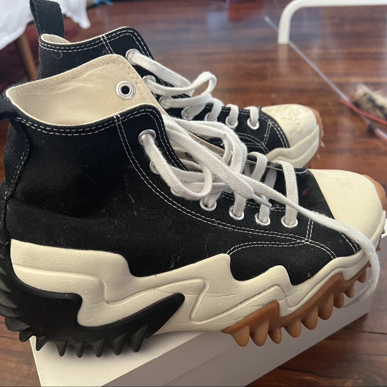 platform run star motion high top converse! women’s... - Depop