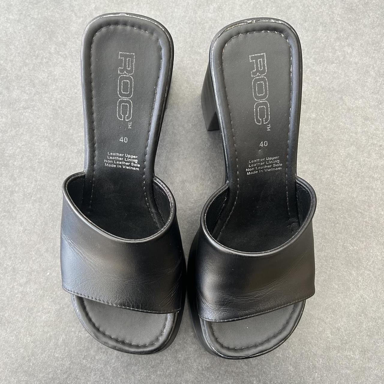 ROC “Nina” Platform Genuine Leather Heels. RRP... - Depop