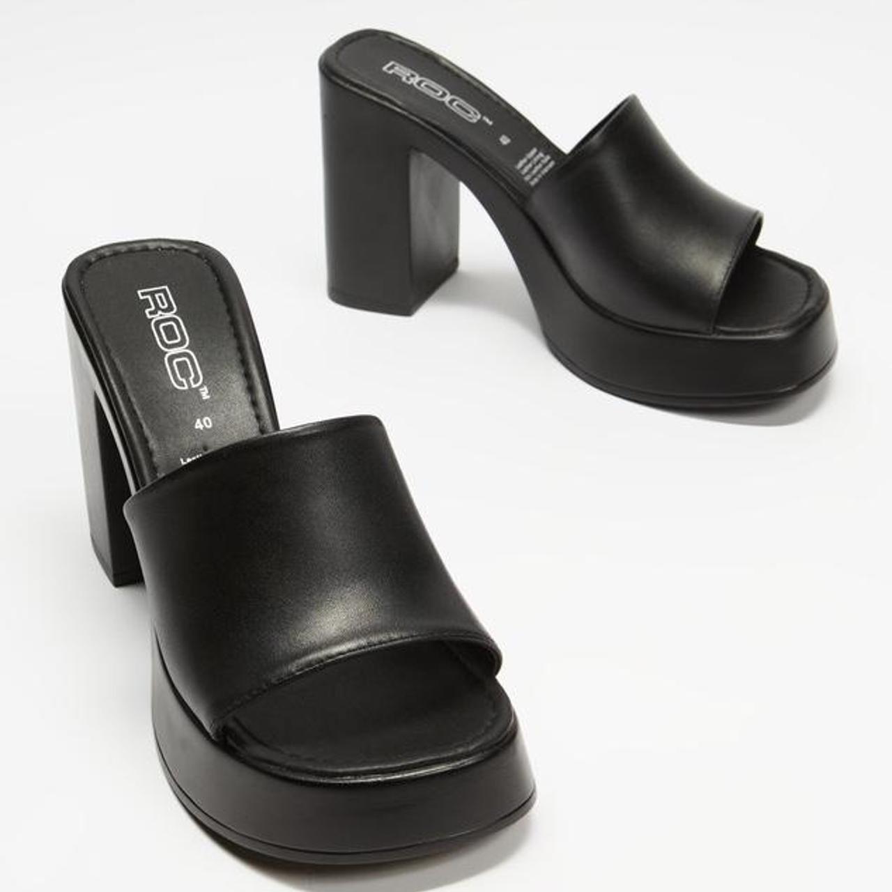 ROC “Nina” Platform Genuine Leather Heels. RRP... - Depop