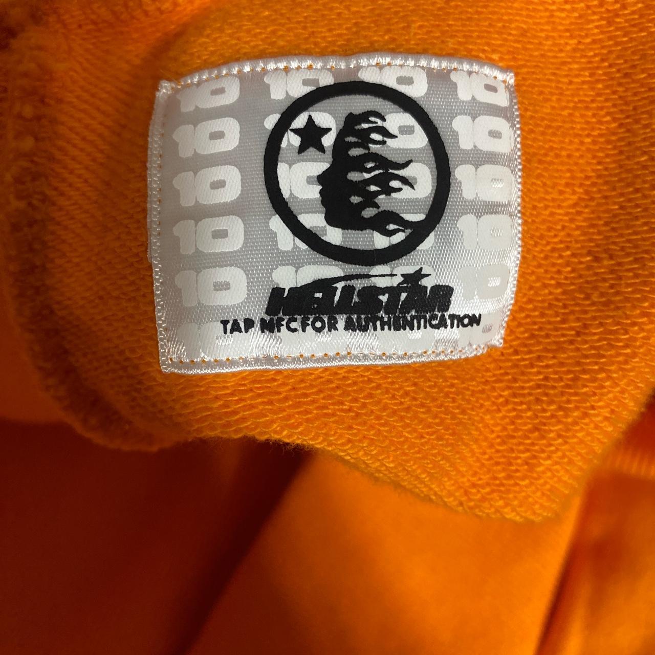 Hellstar Fire Orange Hoodie Capsule 10 size:L brand... - Depop