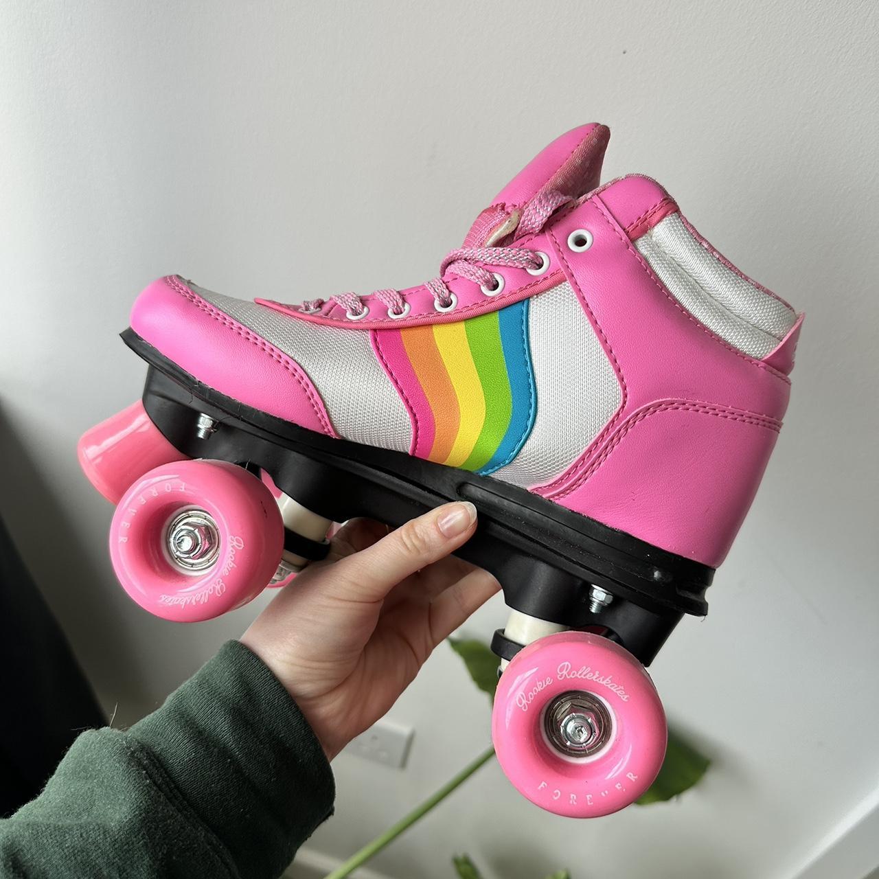 Rookie rainbow roller skates!! Bought these over... - Depop