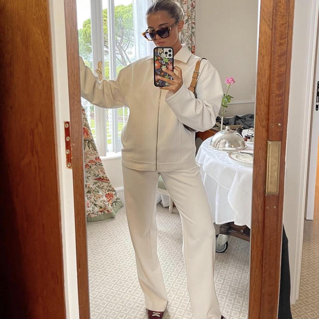 Djerf Avenue First Choice Pants Cream XS tall. Brand... - Depop