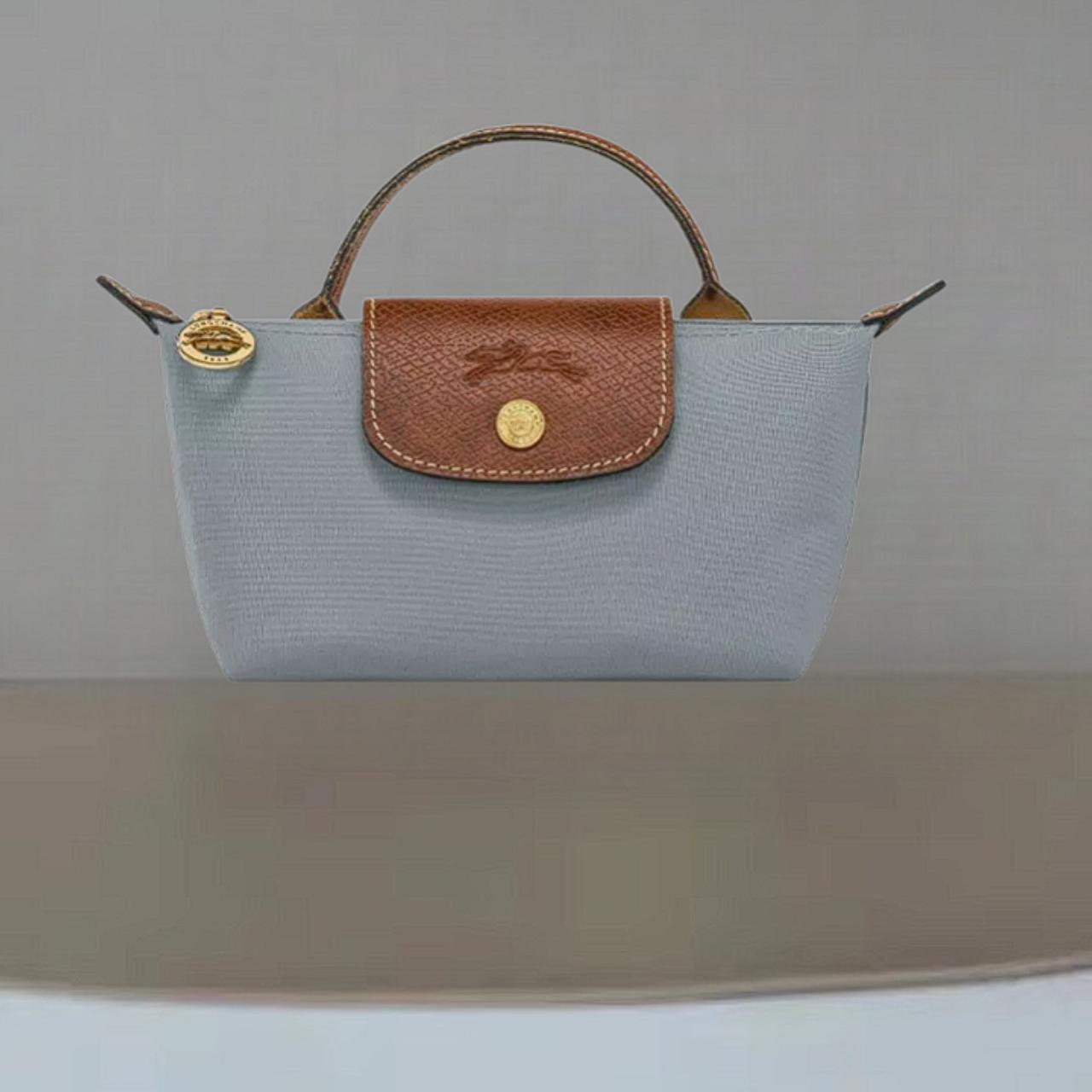 Longchamp mini like bag Steel / Light... | Depop