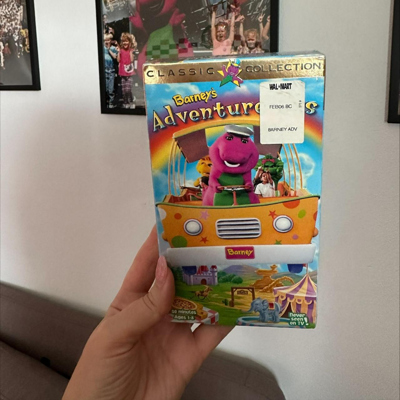 1997 BARNEY'S ADVENTURE BUS CLASSIC COLLECTION VHS... - Depop