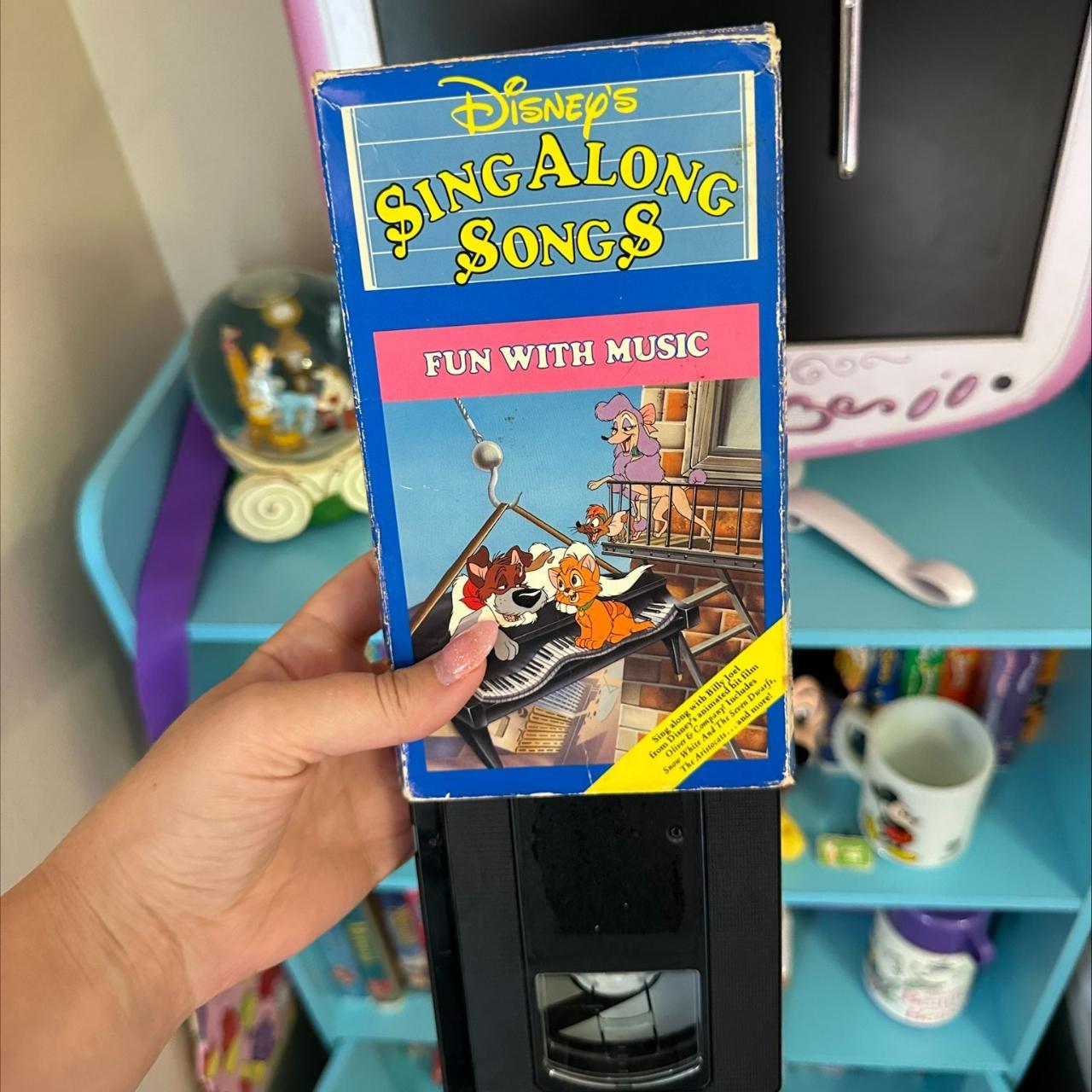 DISNEY'S SING ALONG SONGS: FUN WITH MUSIC VHS Walt... - Depop