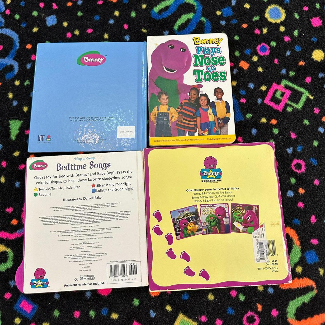 BARNEY BOOK BUNDLE Barney's Big Balloon Barney Play... - Depop