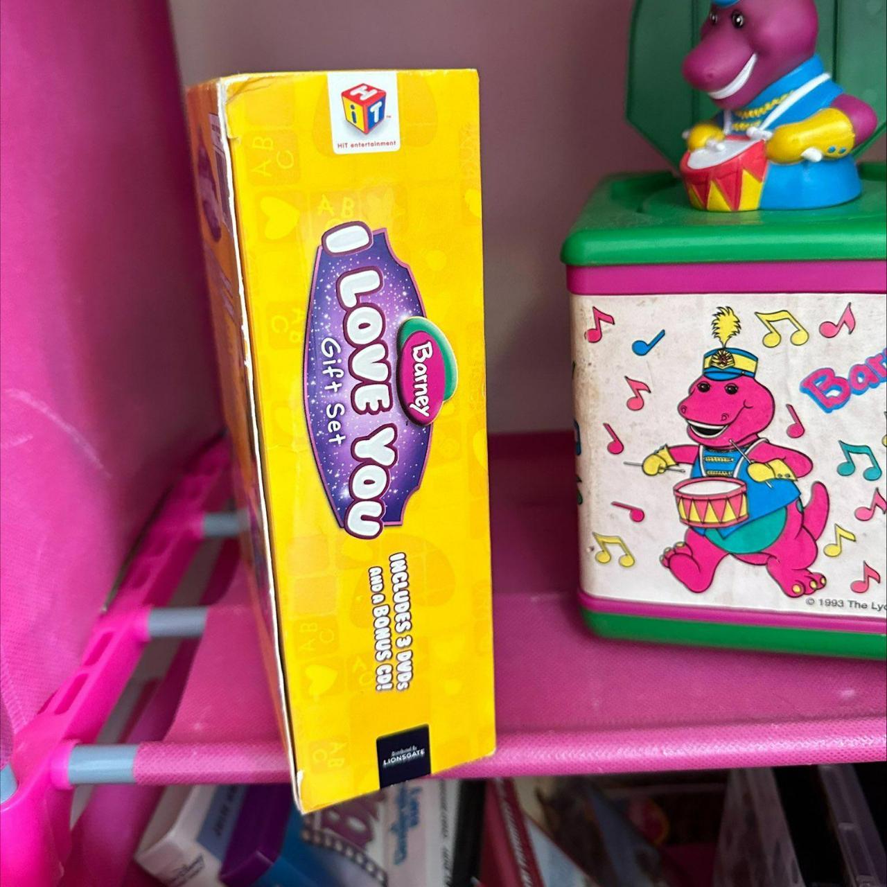 BARNEY I LOVE YOU GIFT SET 2008 Includes 3 DVD's... - Depop
