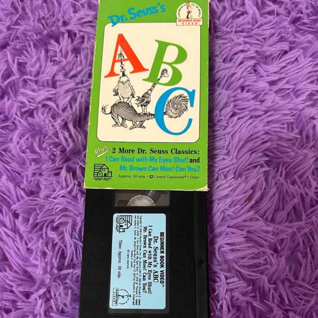 DR. SEUSS'S ABC VHS Pre-owned In good condition - Depop