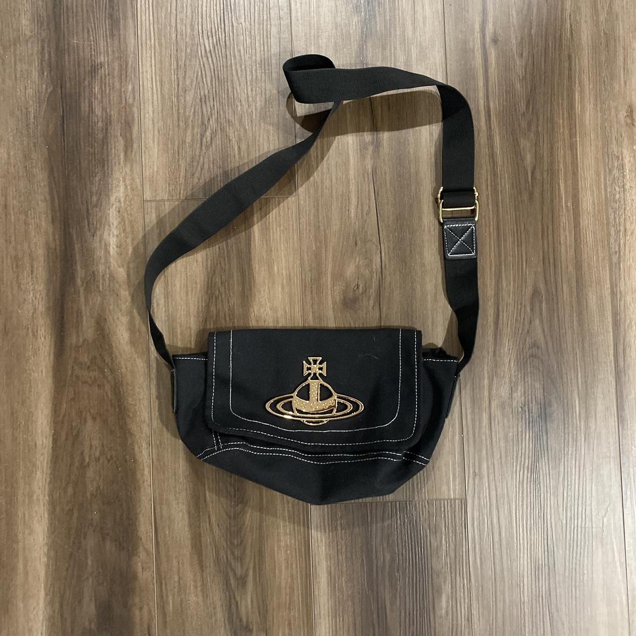 Vivienne westwood orb cross body messager bag -... - Depop