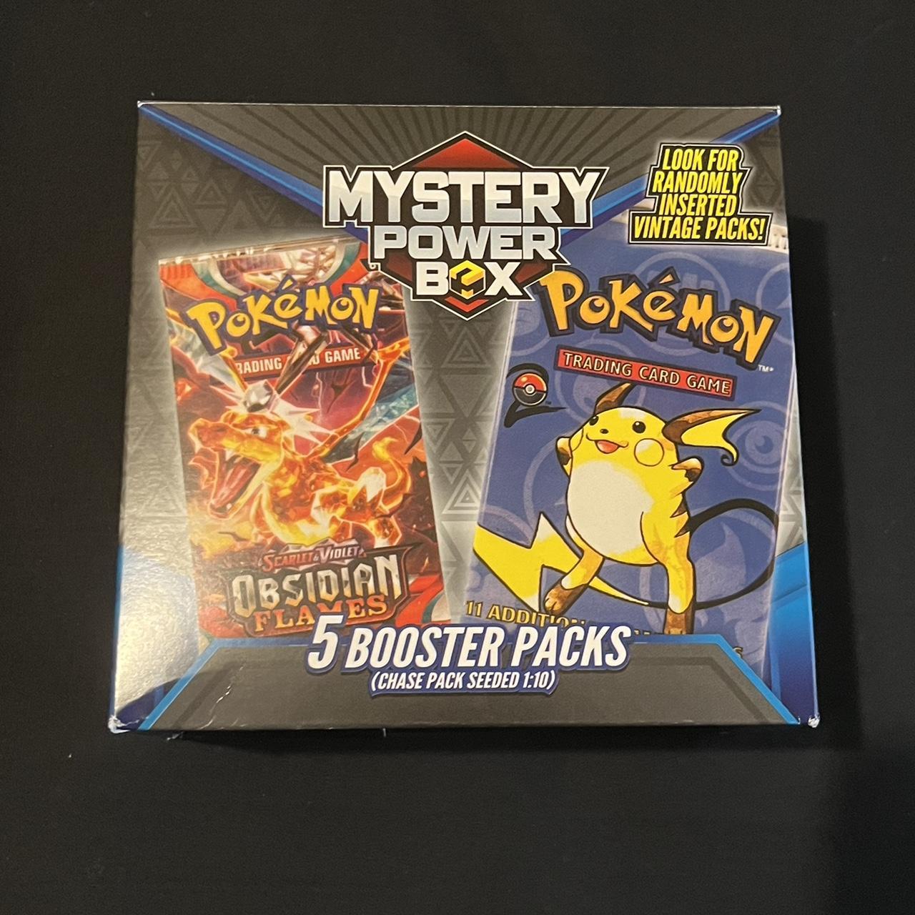 Pokémon Mystery Power Box - 5 Booster Packs #Pokemon... | Depop