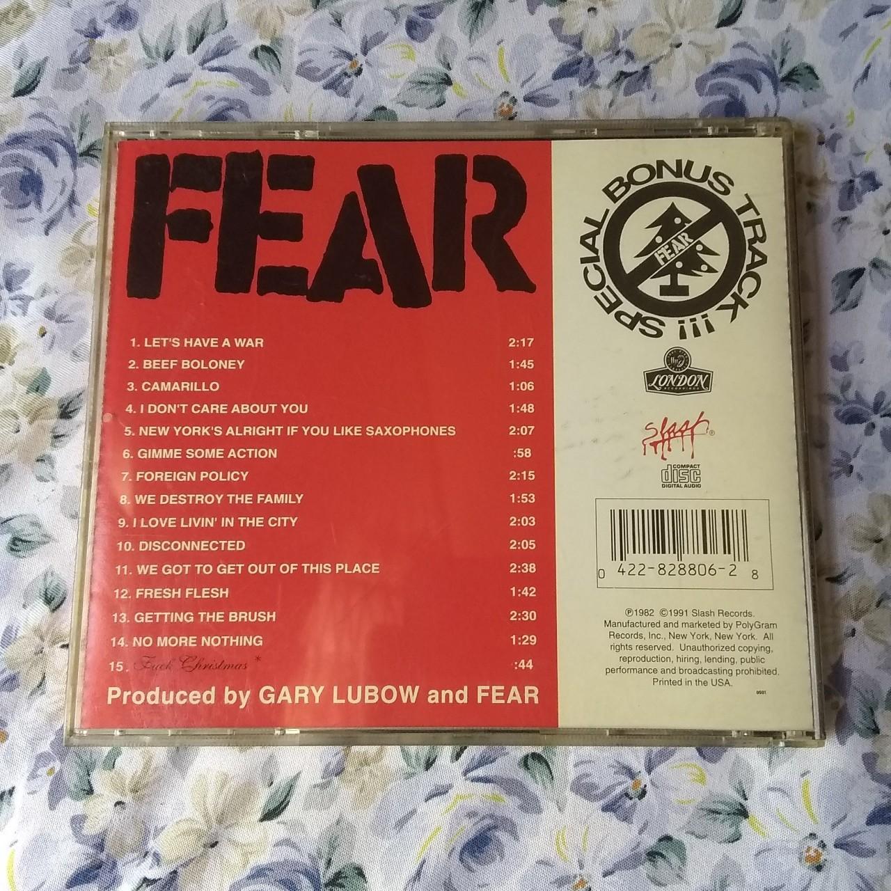 Fear The Record CD 1991 reissue In excellent... - Depop