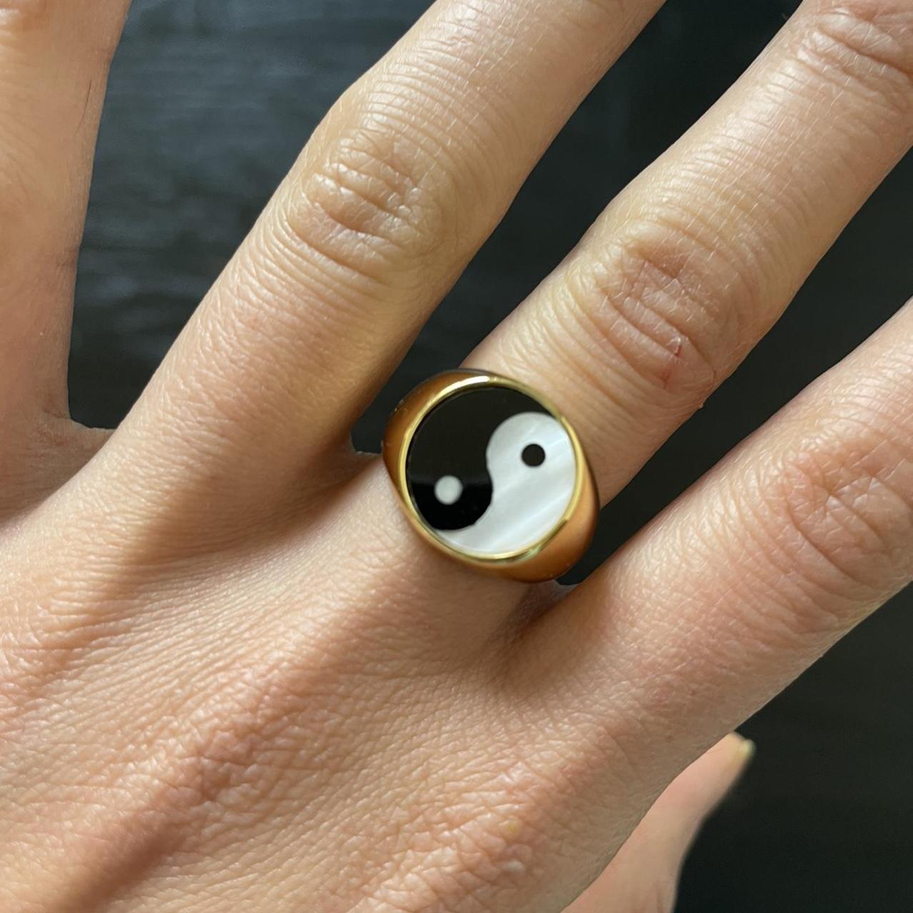 Yin and Yang Ring #ring #jewelry #accessories #gold - Depop