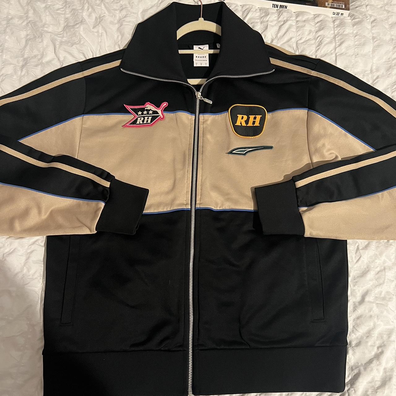 Puma X Rhude collaboration track jacket Condition... - Depop
