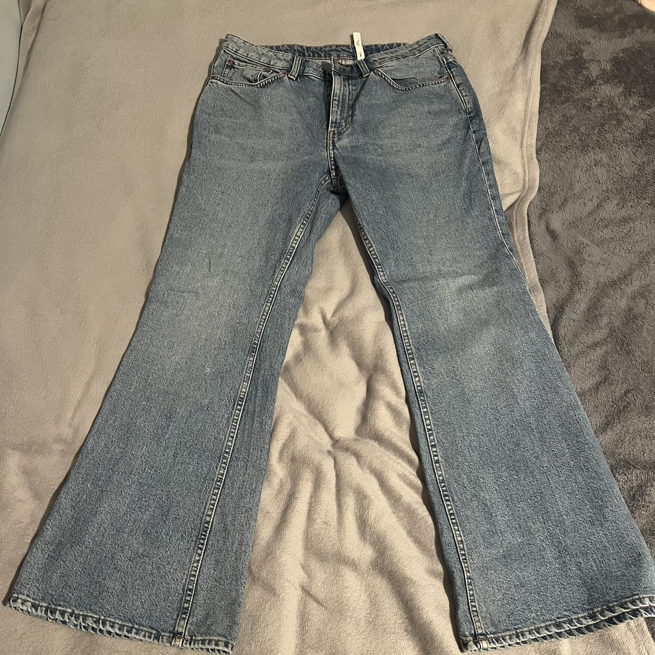 Weekday Blue flare jeans #flares | Depop