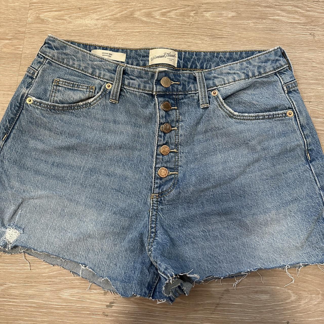 vintage style universal threads midi rise jean... - Depop