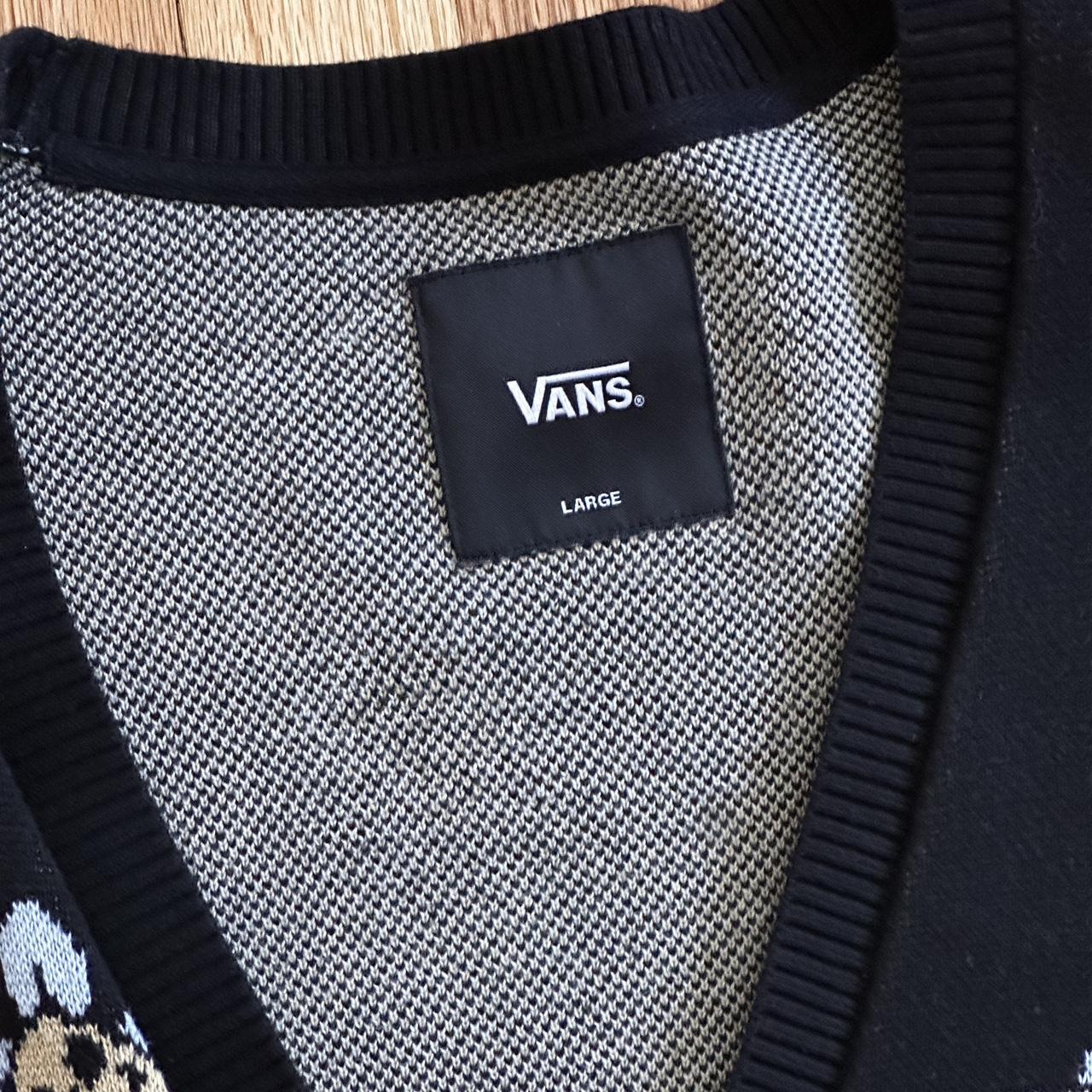 vans happy flower mens cardigan size L #drmartens... - Depop