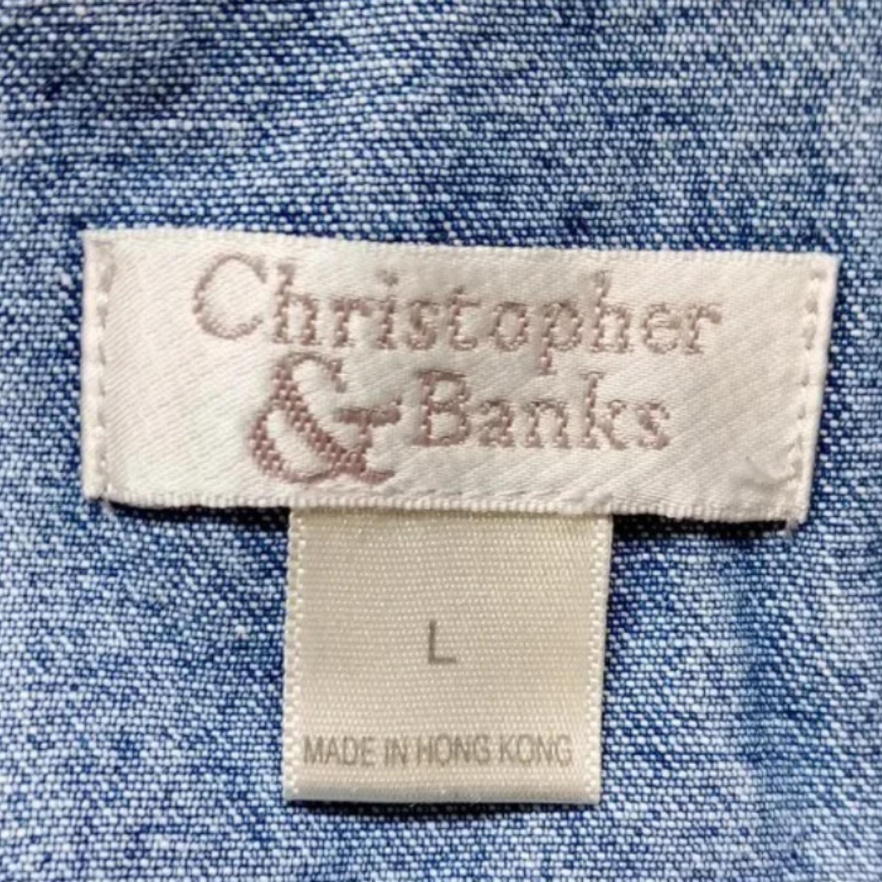 Christopher & Banks Vintage Embroidered Overalls... - Depop