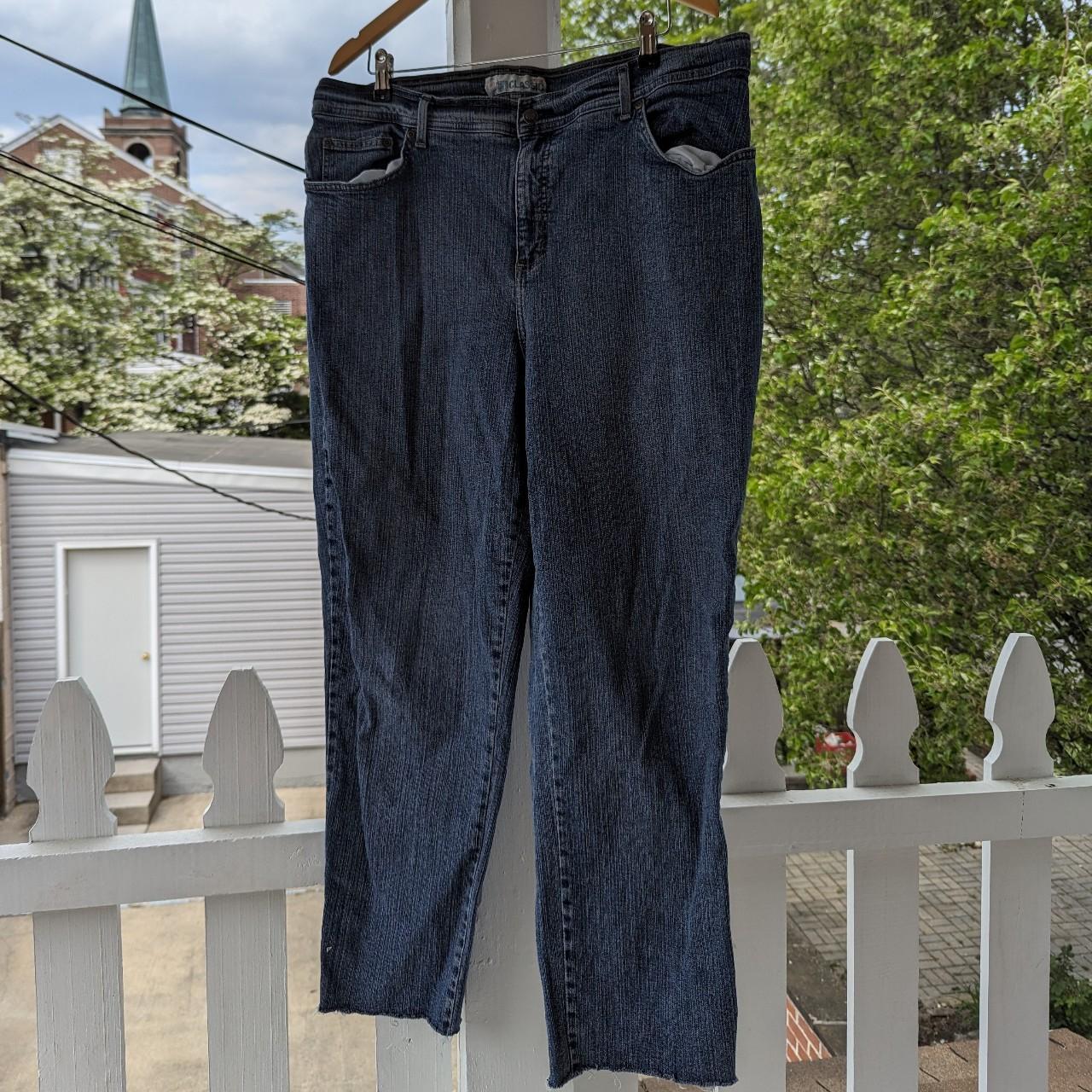 Faded Glory Stretch Classic Straight Leg Blue Jeans... - Depop