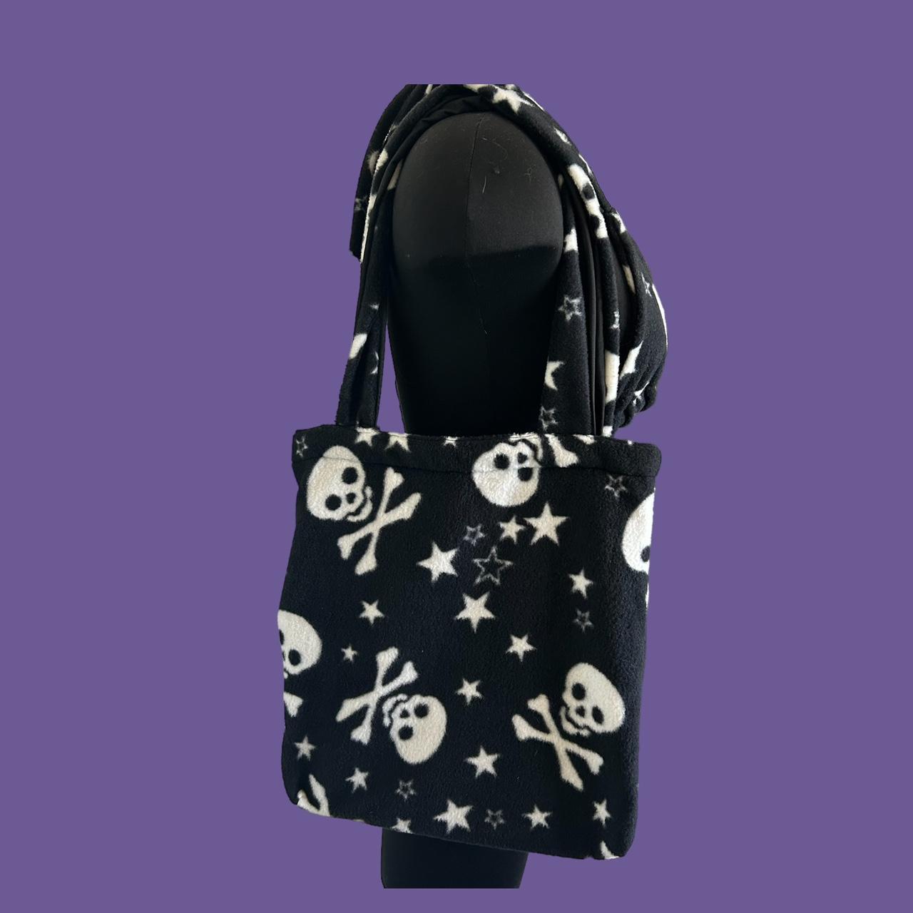 Skull emo grunge totebag Fully lined inside... - Depop