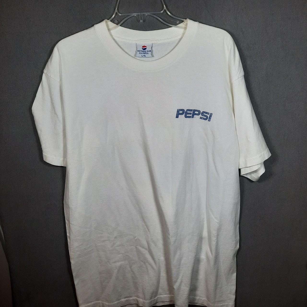 Vintage Pepsi t-shirt Big back graphic ( print is... - Depop