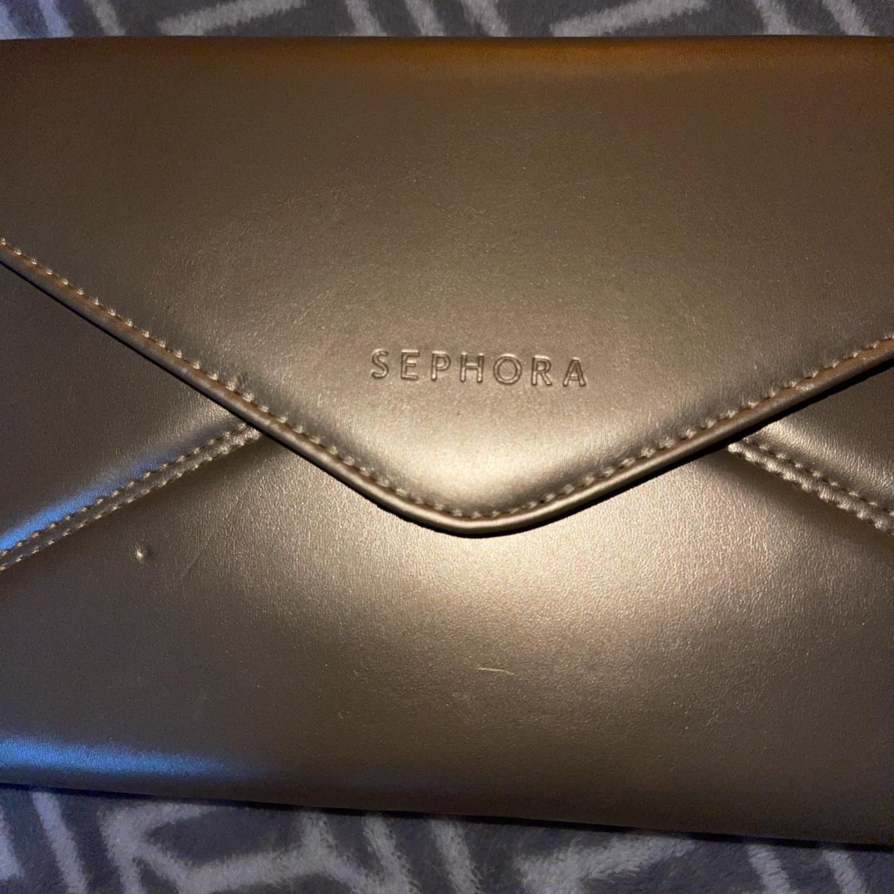 Gold Sephora brush holder wallet, some slight niks... - Depop