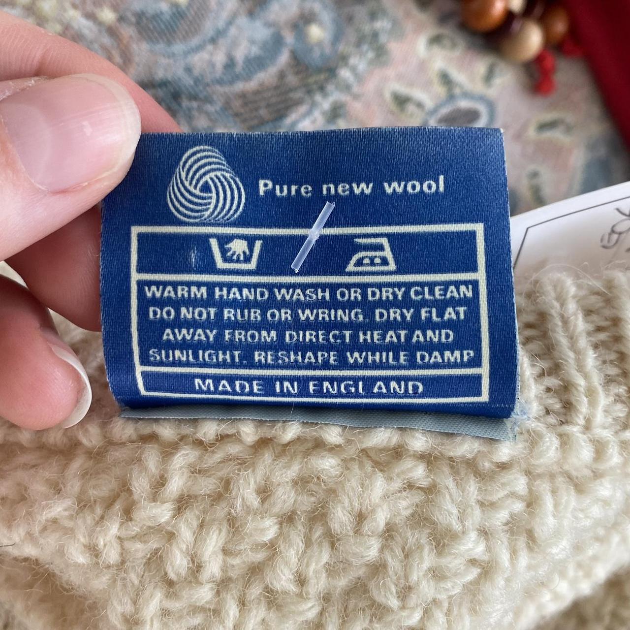 Elm Park - Pure new wool cardigan Cream / beige... - Depop