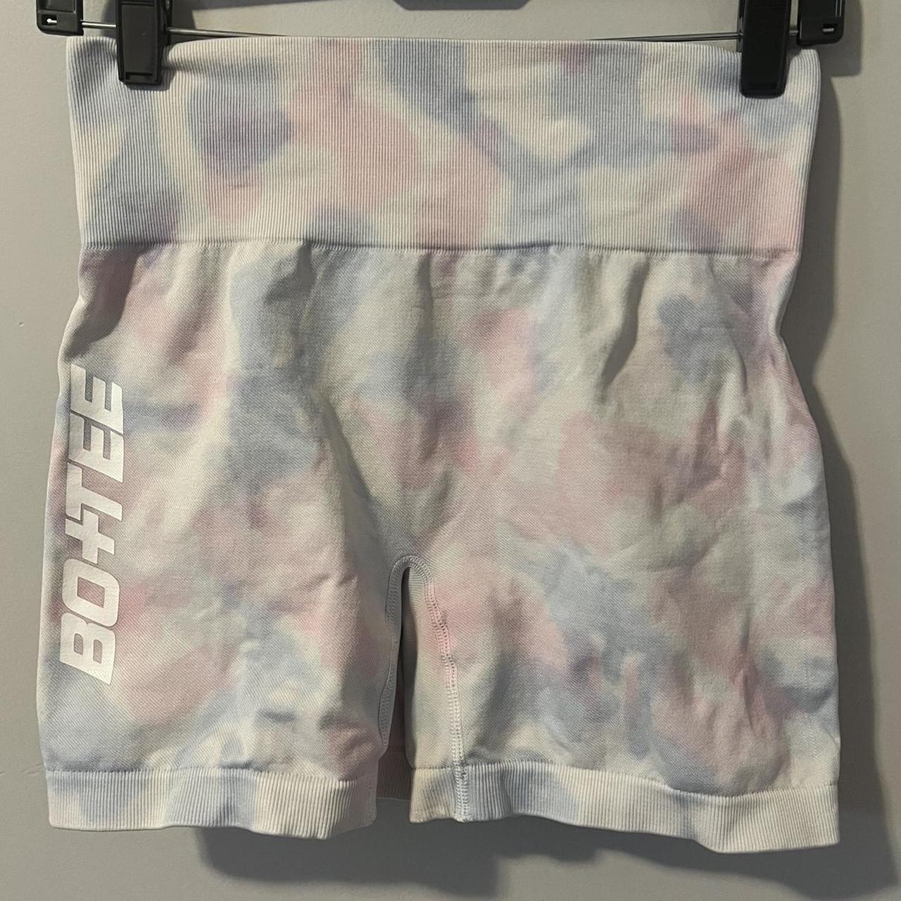 Bo + tee oh Polly shorts Cotton candy tie dye - Depop