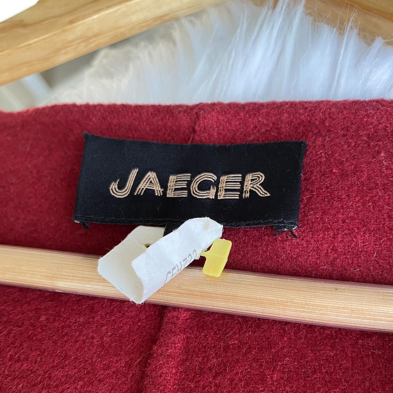 JAEGER Coat Pure Wool, with Belt, Size Medium, New,... - Depop