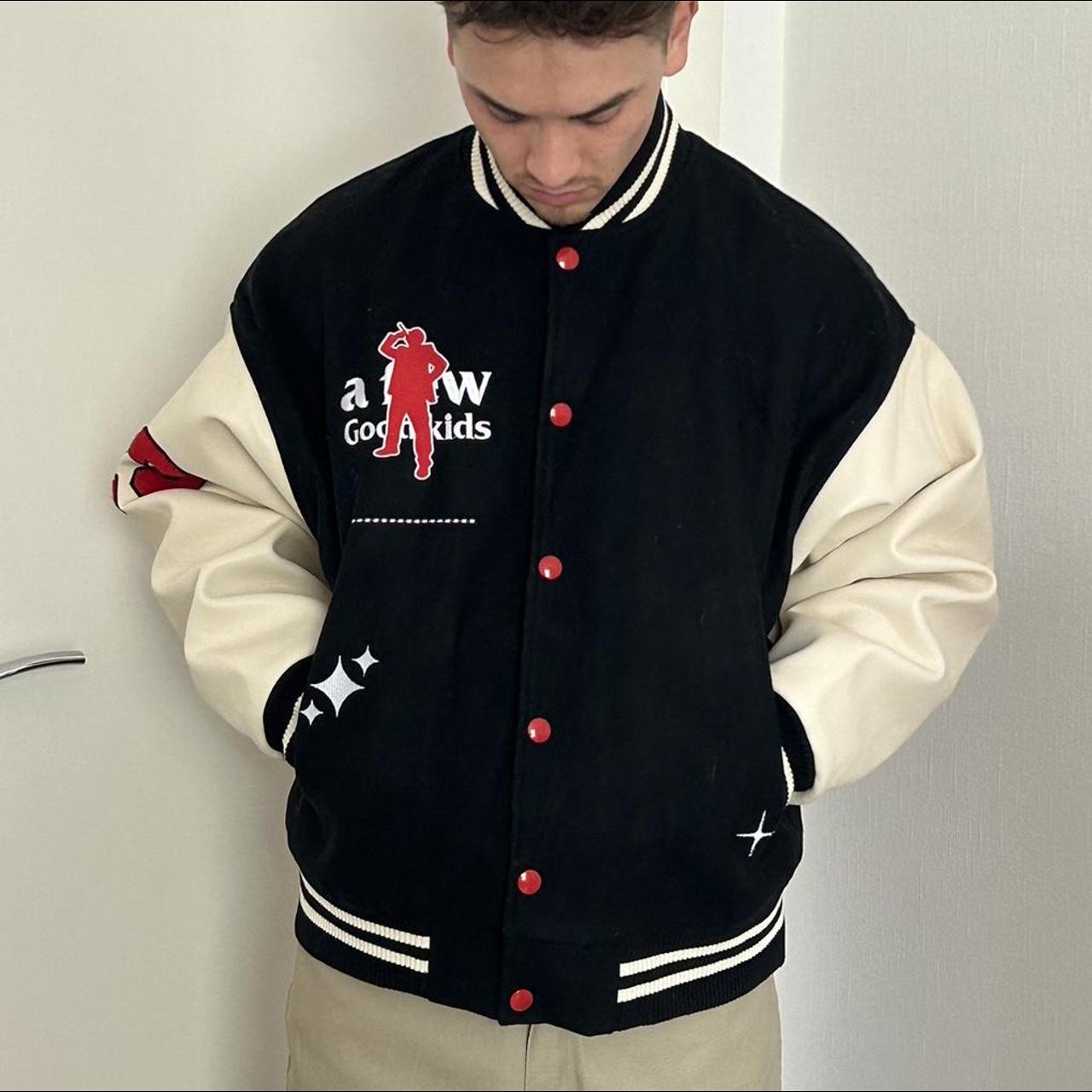 DONCARE: CEO Varsity Jacket - Black Brand new... - Depop