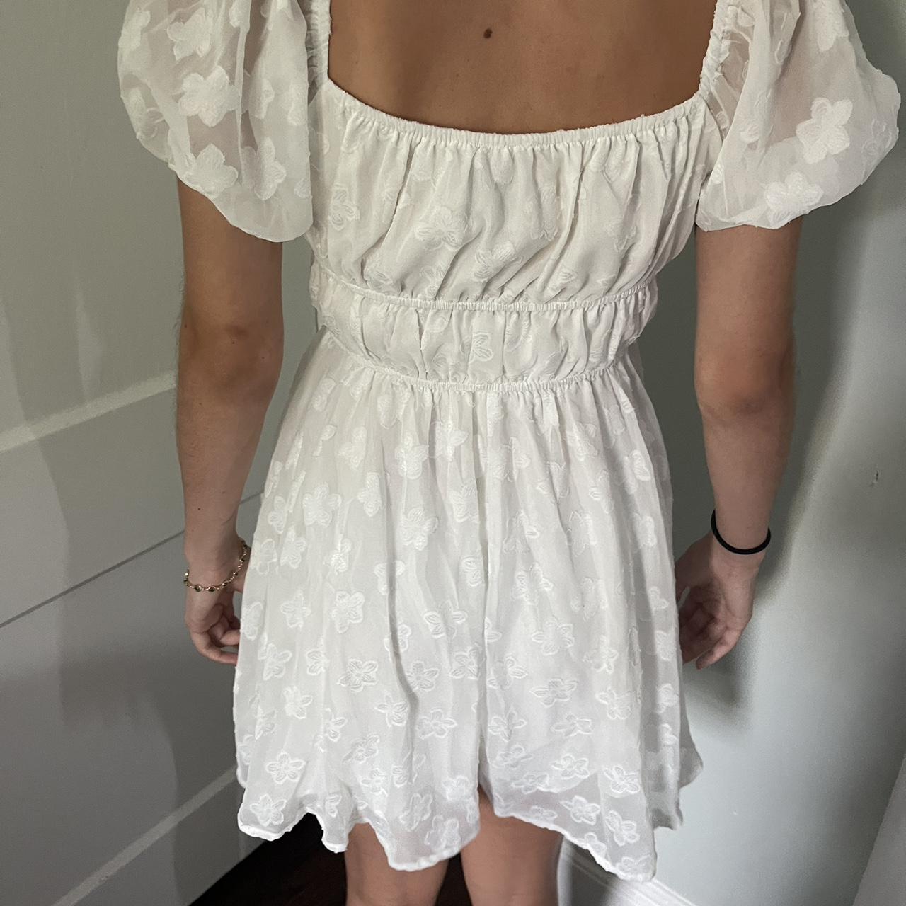 princess polly white dress new with tags... - Depop