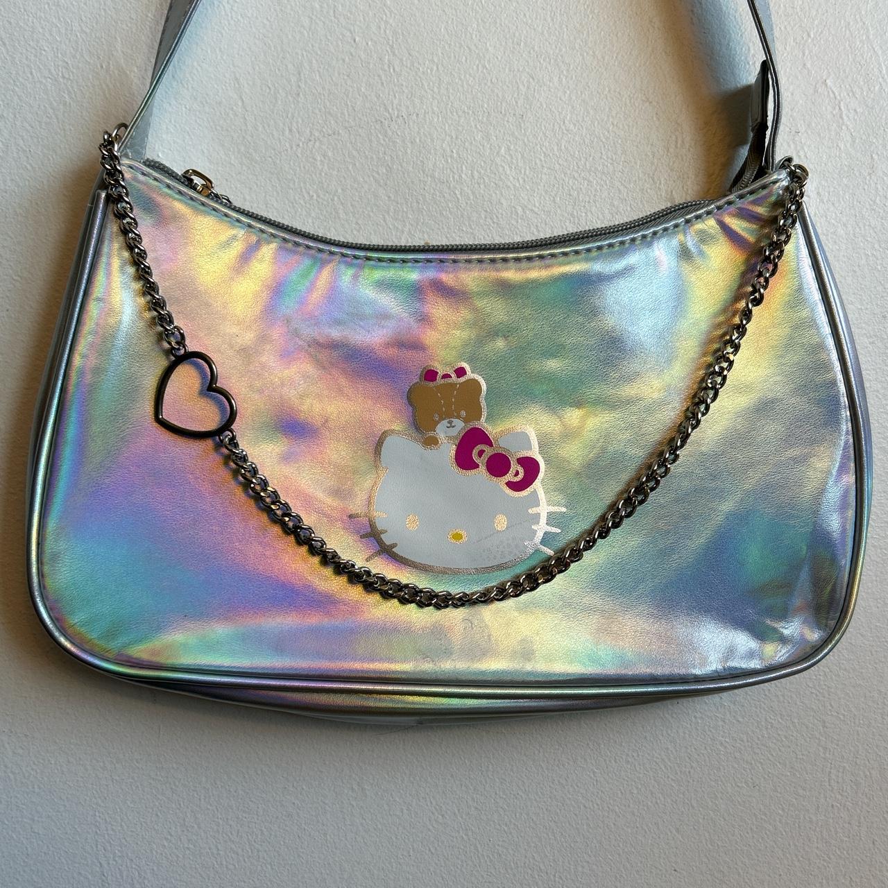 super cute metallic hello kitty purse! never been... - Depop