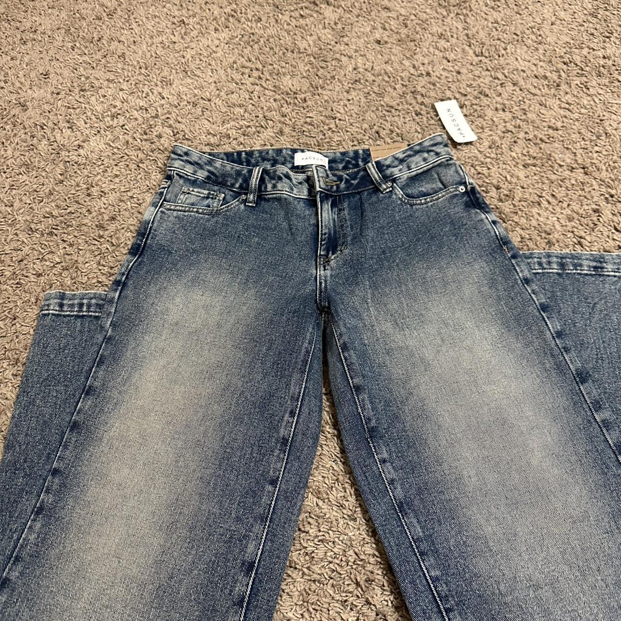 pacsun jeans size 26” Casey Medium Indigo Low Rise... | Depop