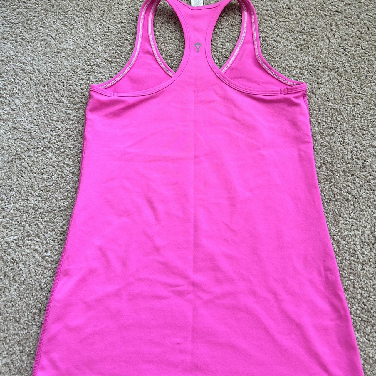 ivivva hot pink workout tank top #workout... | Depop