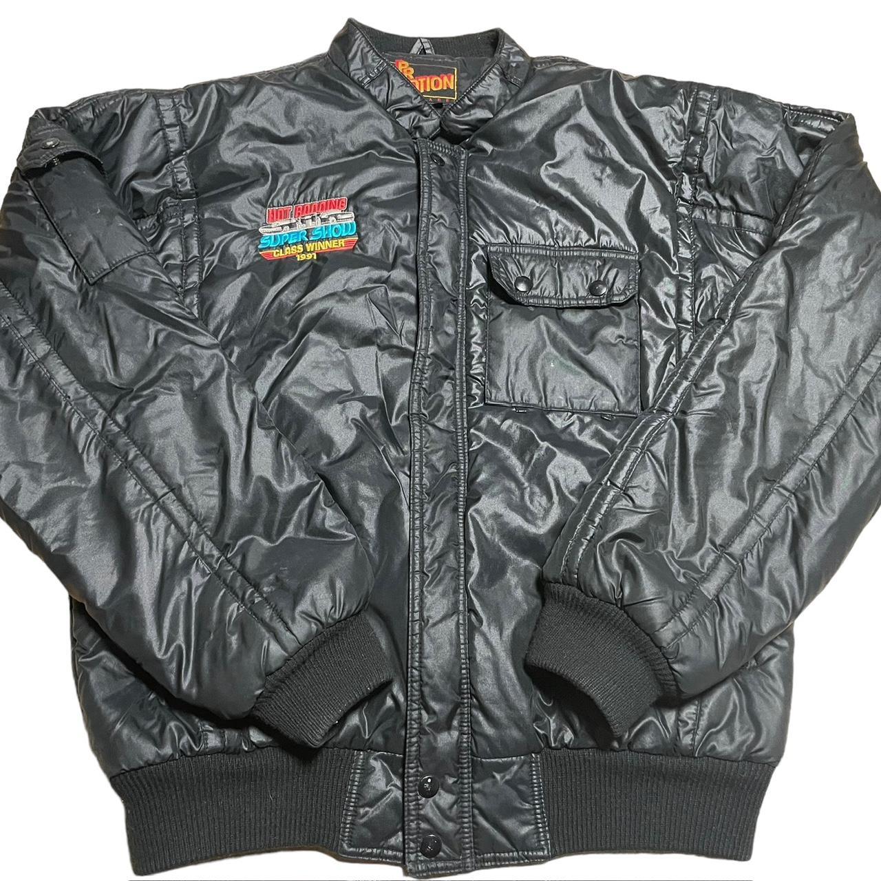 Vintage 1991 Hot Rod Super Show Class Winner Puffer... - Depop