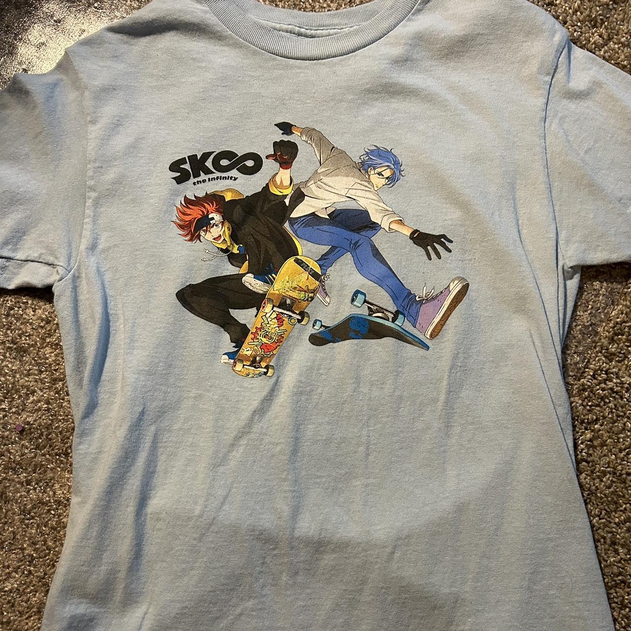 Sk8 the Infinity shirt , light blue , anime ,... - Depop