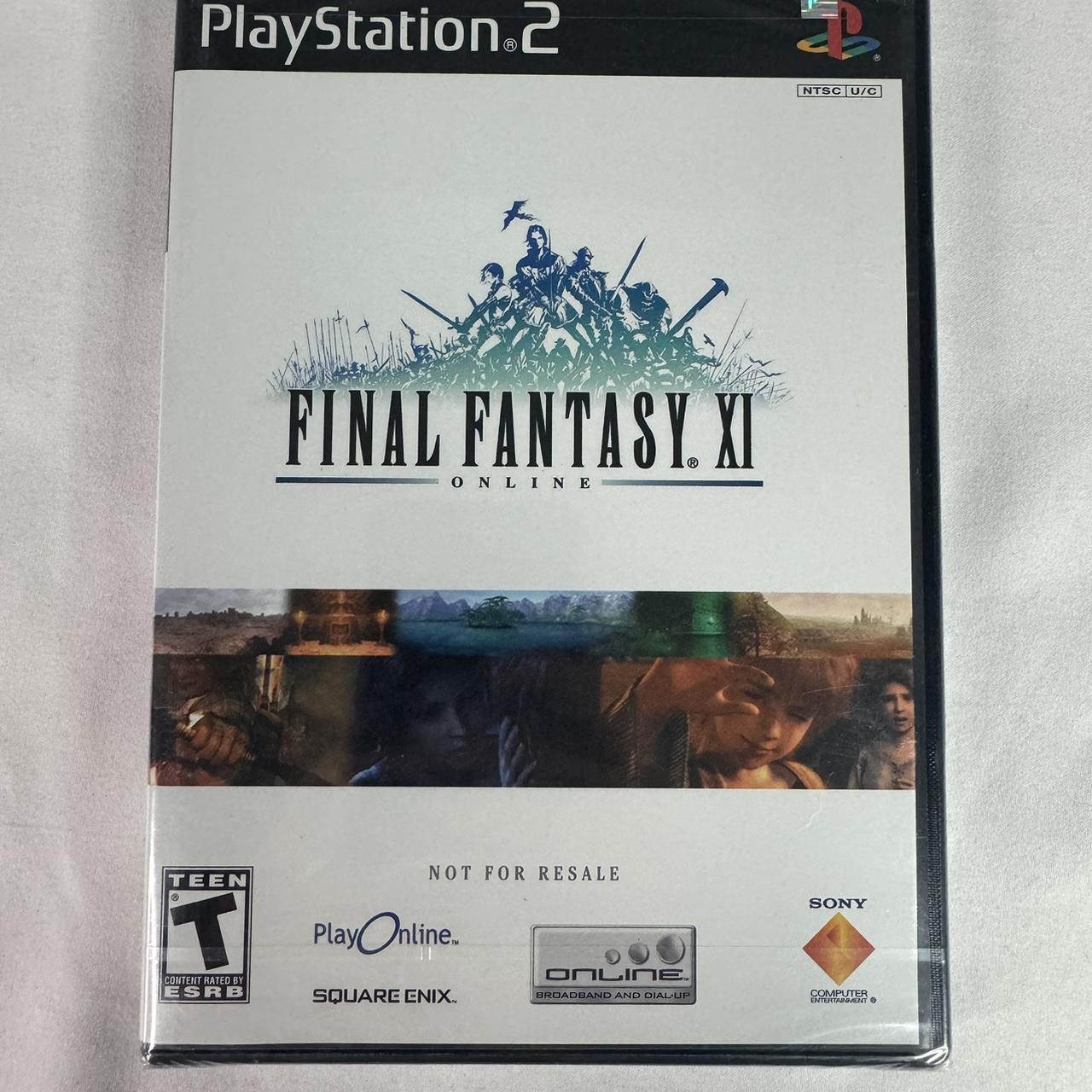 Final Fantasy XI Online 11 PS2 Beta Copy (Complete)... - Depop