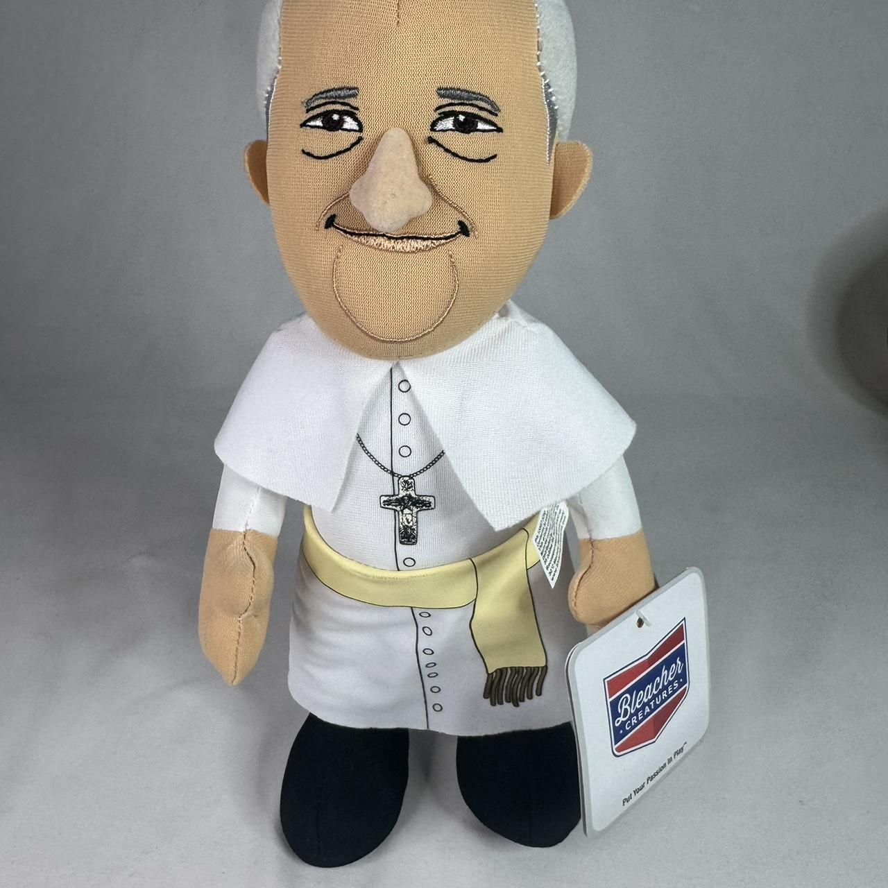 Bleacher Creatures Pope Francis 10" Plush Catholic... | Depop