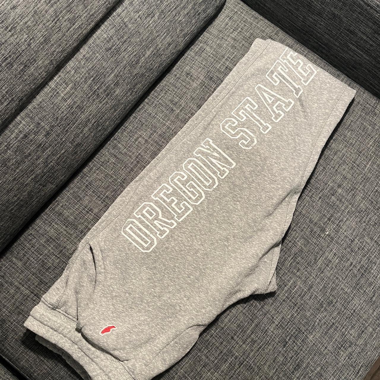 Grey and red Oregon State Beavers sweatpants 🦫 #OSU... | Depop