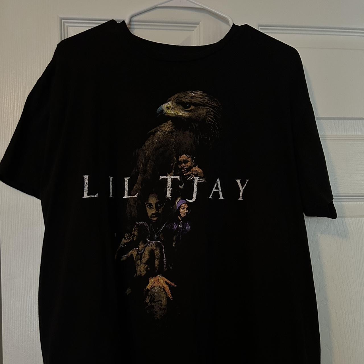 Men’s XL Lil’ TJay t-shirt, black, no stains or... - Depop