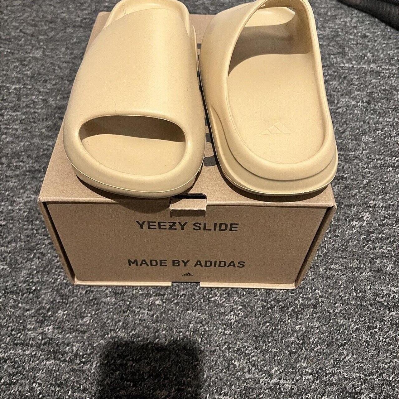 Deadstock pair of Yeezy slides size 5.5 - Depop