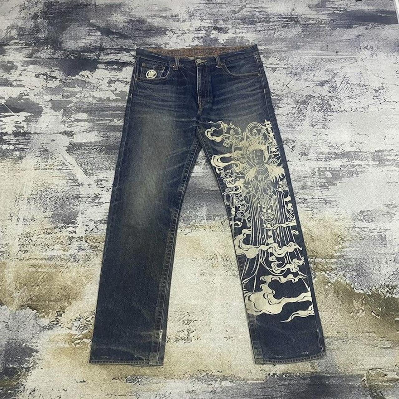 Vtg Japanese denim jeans - Depop