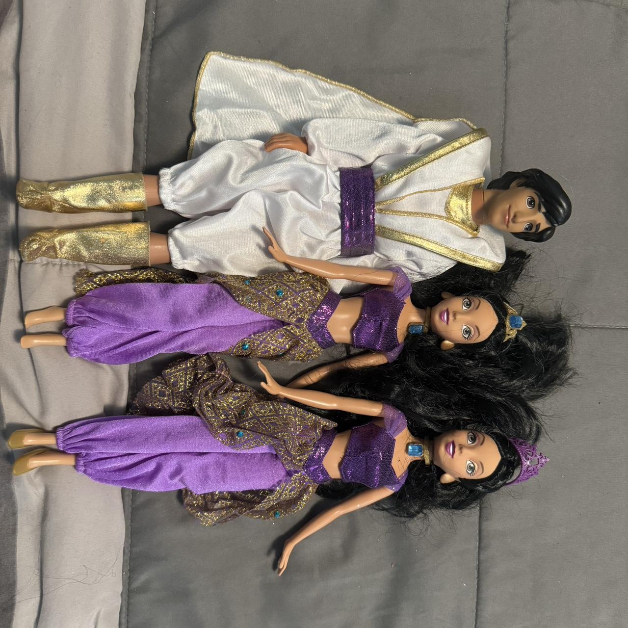 Disney Jasmine and Aladdin dolls from the Disney... - Depop