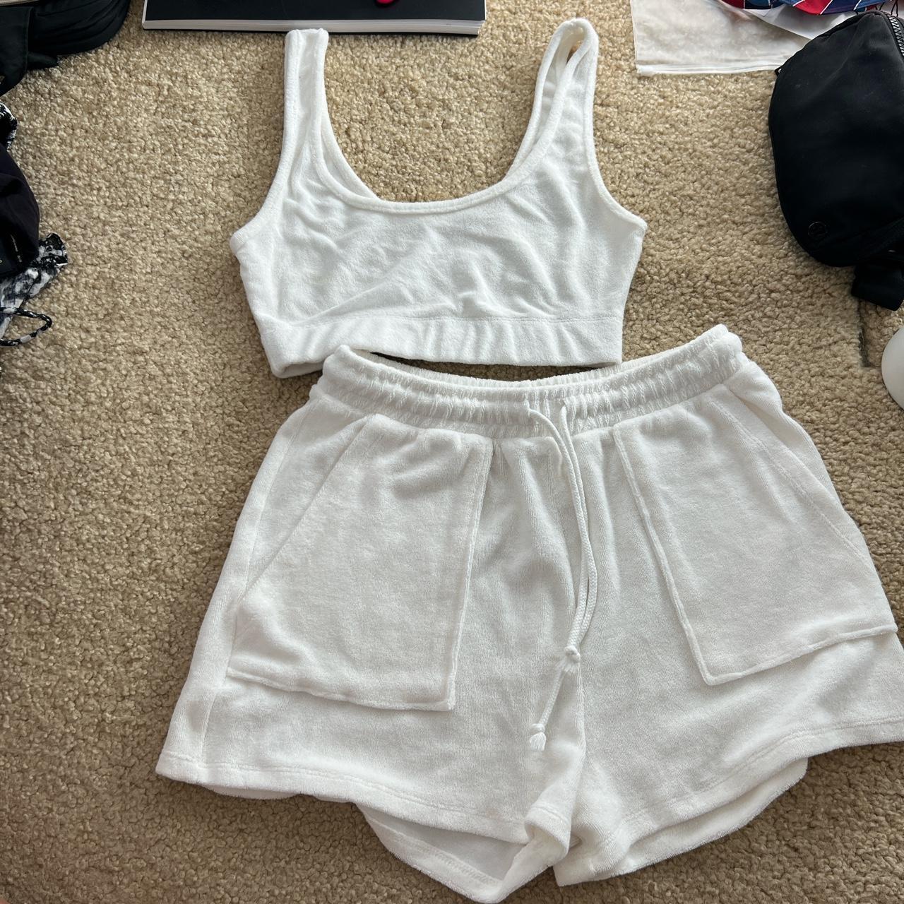 never worn zara terri cloth set bottoms: medium... - Depop