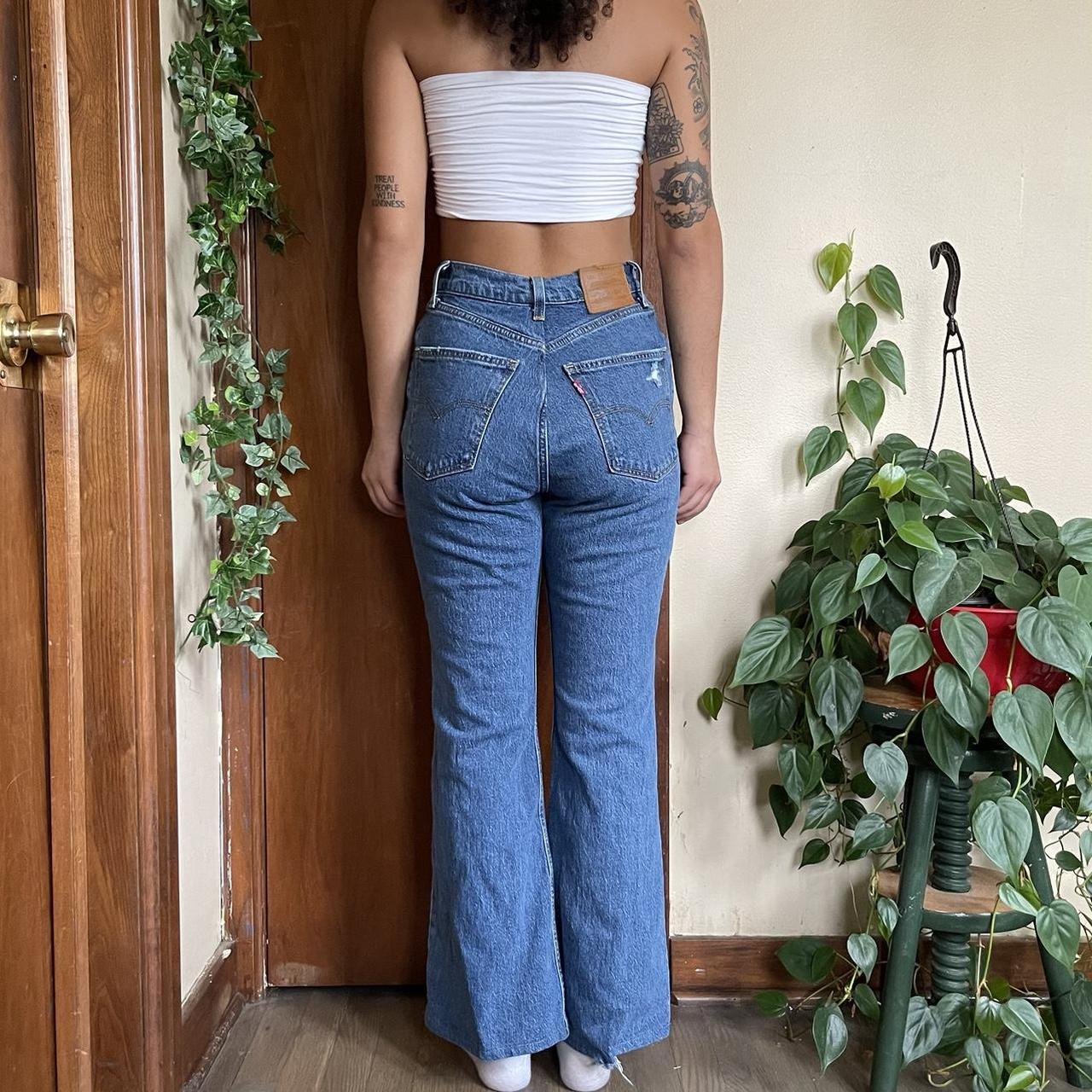 Levi high waist jeans size 27 Model... - Depop