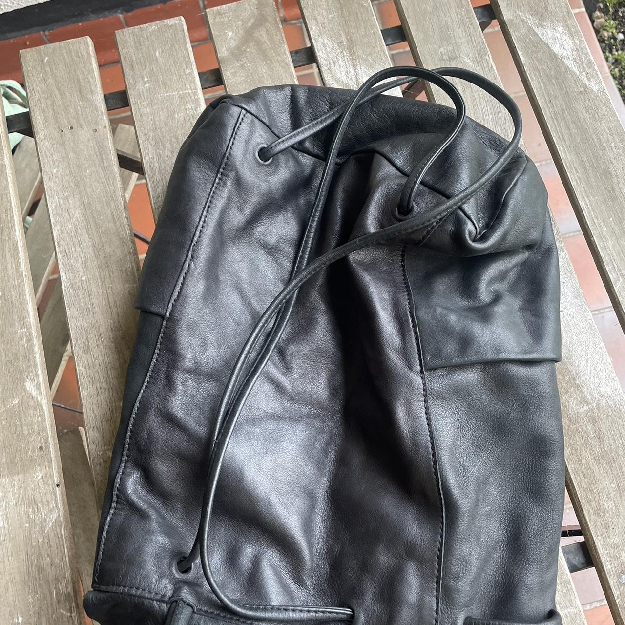 COS real leather backpack - Depop
