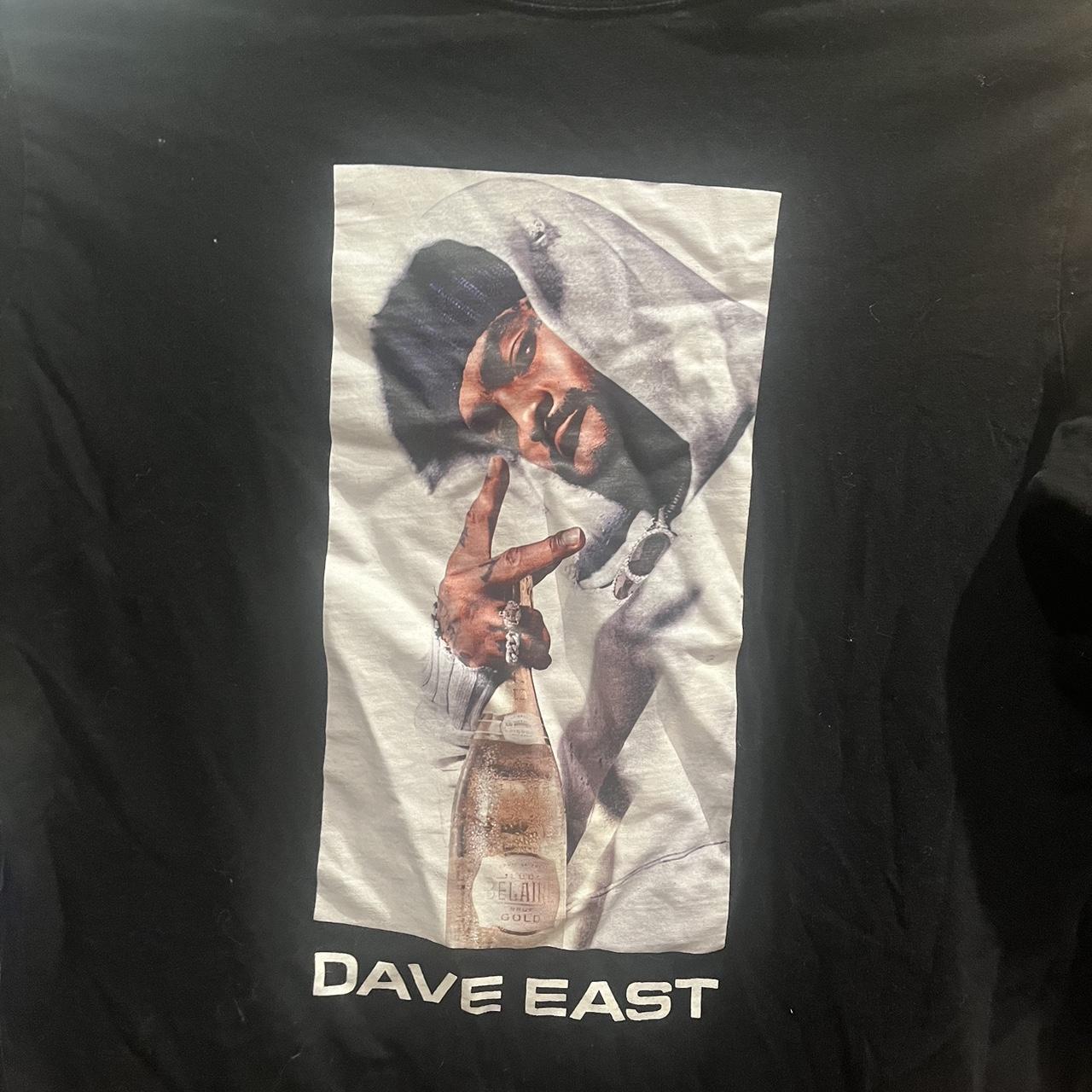 Dave East merch black and white tshirt - Depop