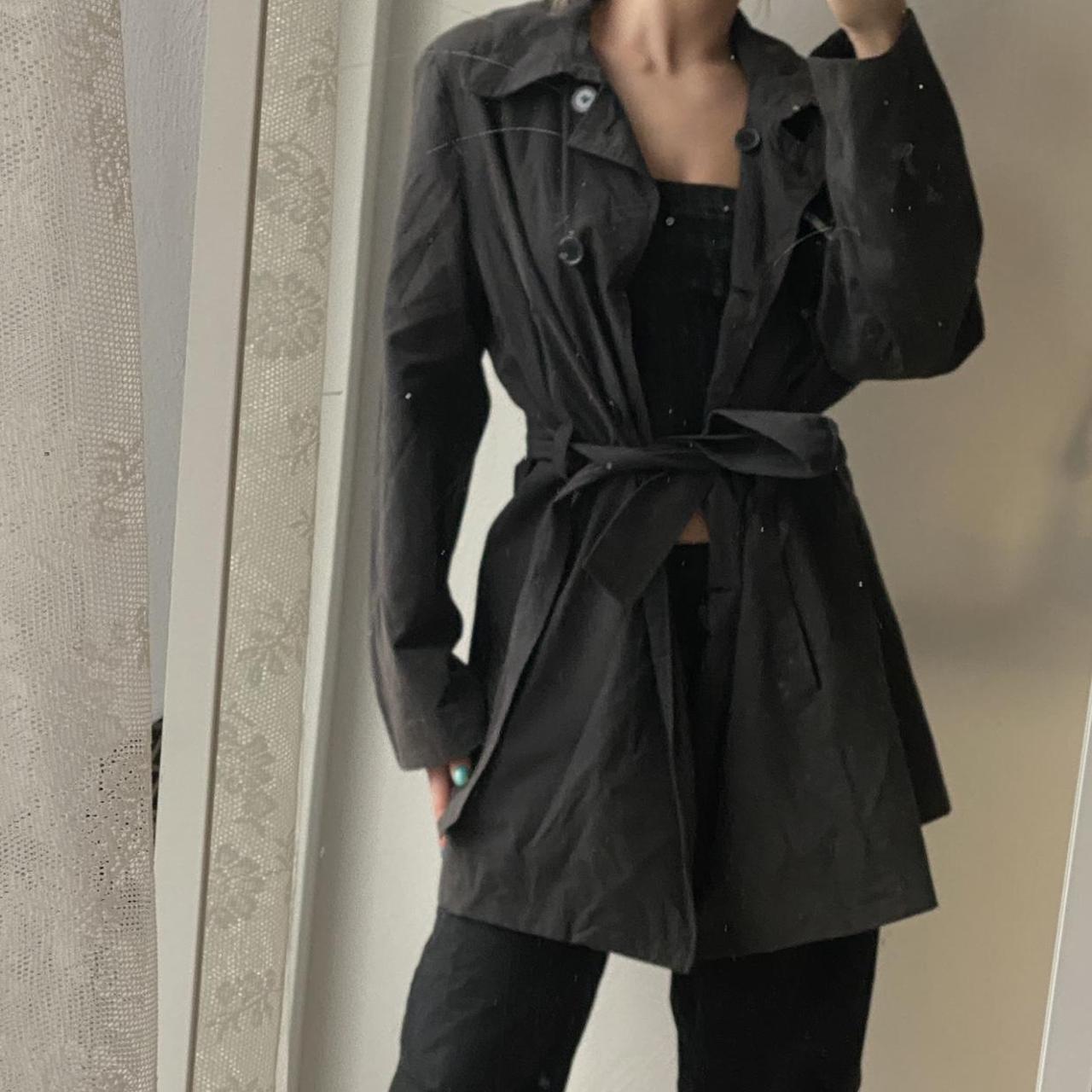 vintage y2k trenchcoat, Mantel autumn - kann auch... - Depop