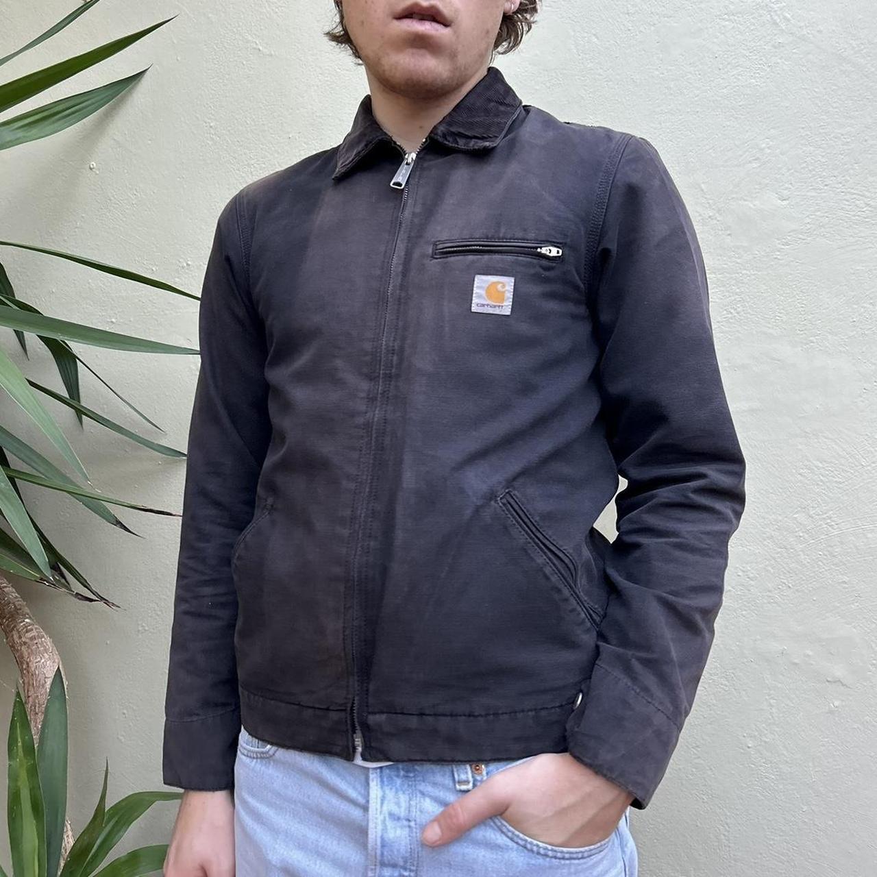 Vintage Carhartt Detroit Jacket – Black,... - Depop