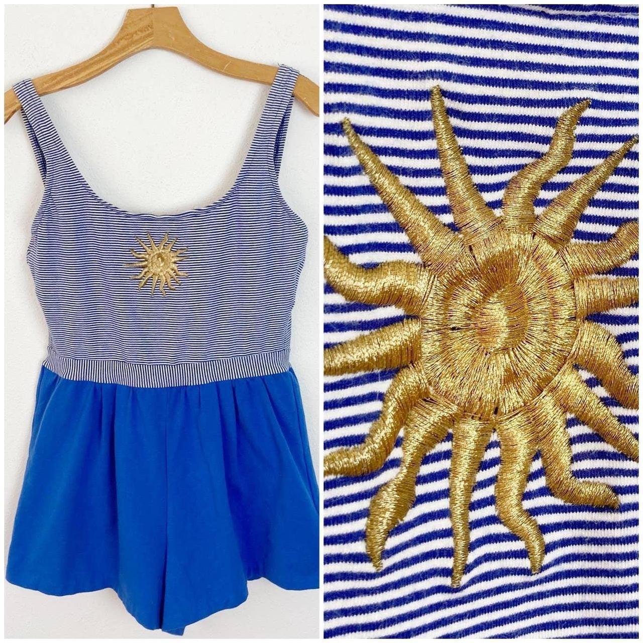 Vintage 90s Does 60s Womens Bathing Swim Suit One... - Depop